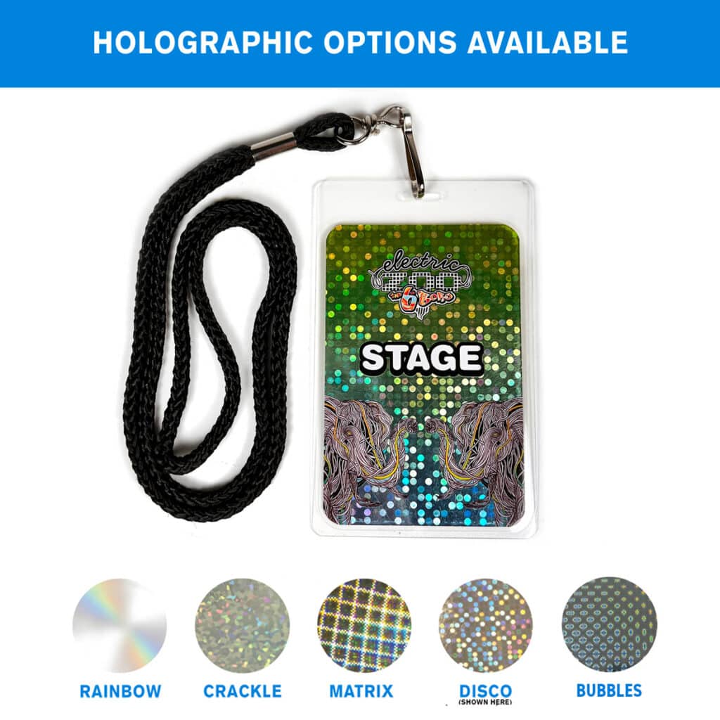 Custom Tour Laminates | Backstage Passes for Tours & Concerts