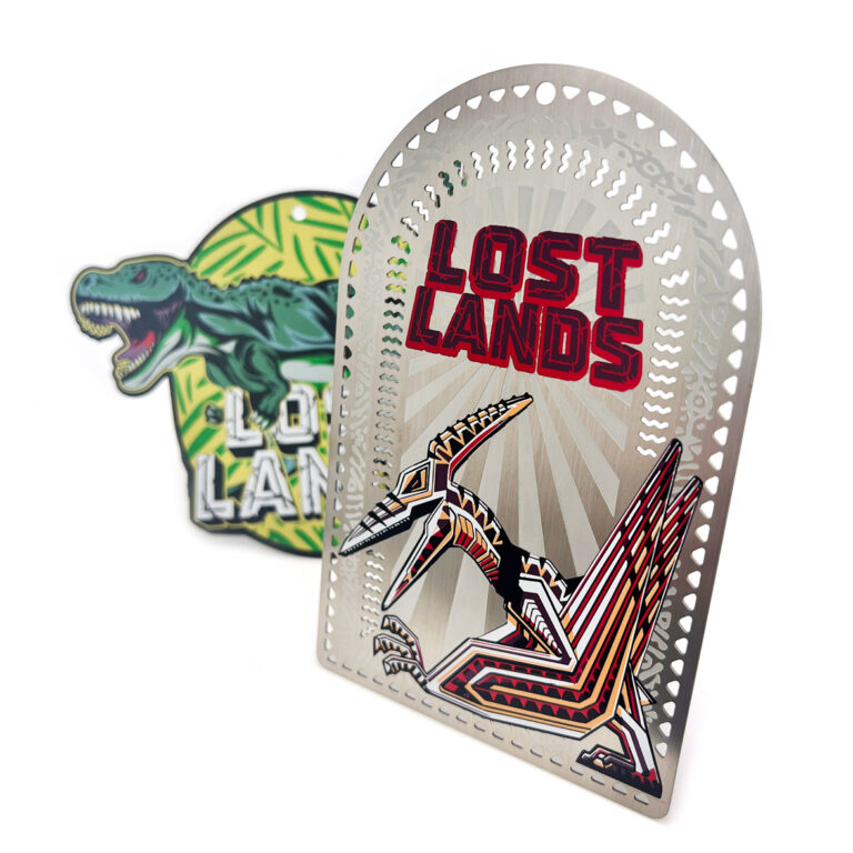 Custom Metal Badges — Engraved, Die-Cut & Full-Color