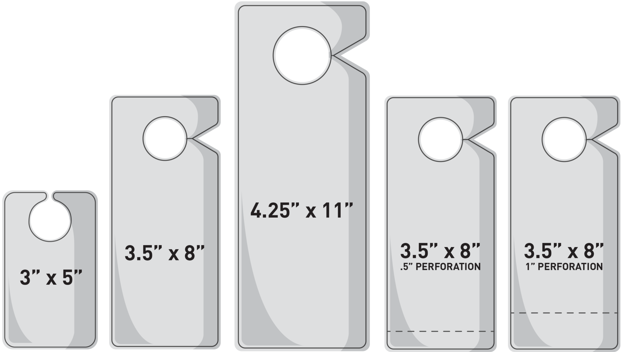 Custom Hanging Laminated Parking Passes