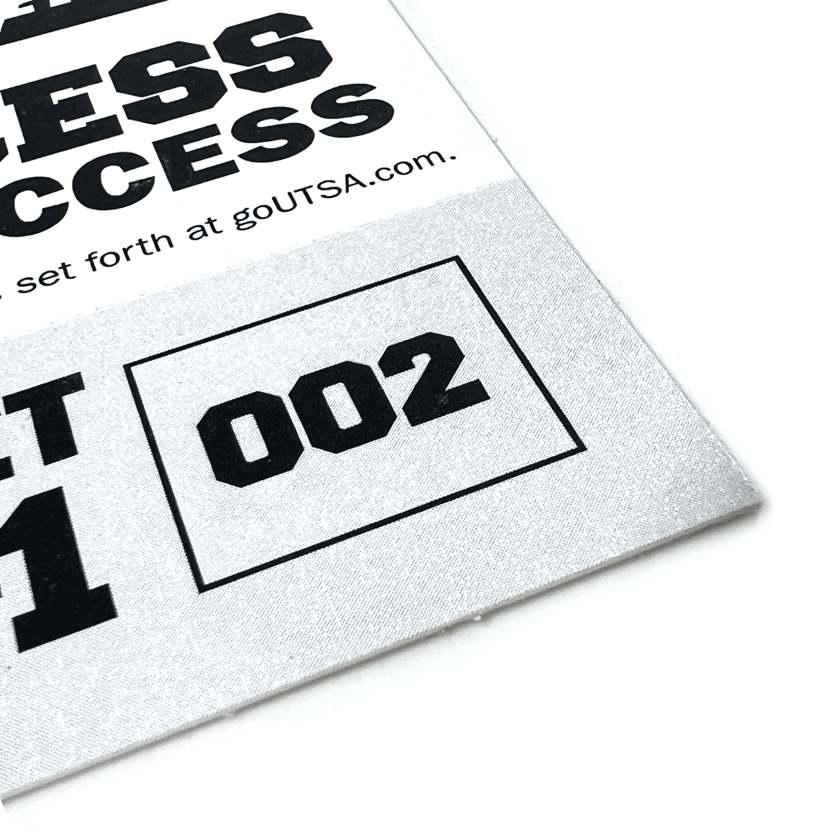 Custom Paper Strung Credentials