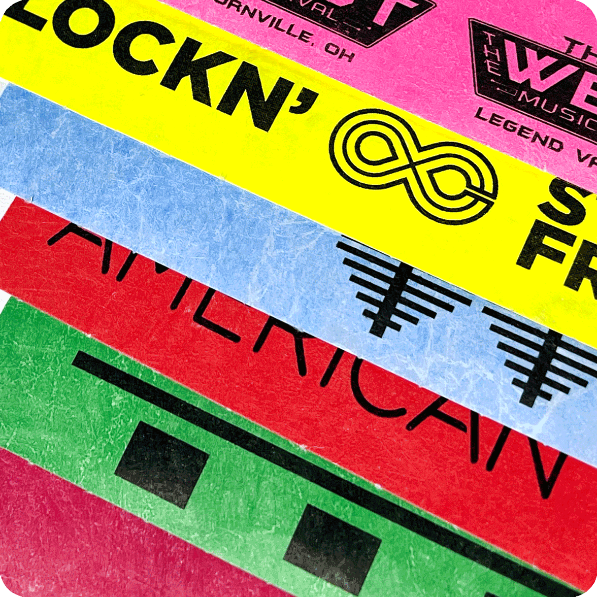 Custom Printed Tyvek Wristbands — Logos, Numbering, Barcodes